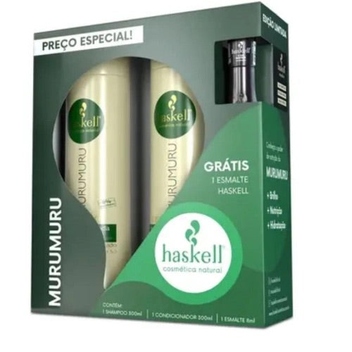 Haskell Kit Murumuru Shamp + Cond 300ml + Esmalte – Exotic Fashion